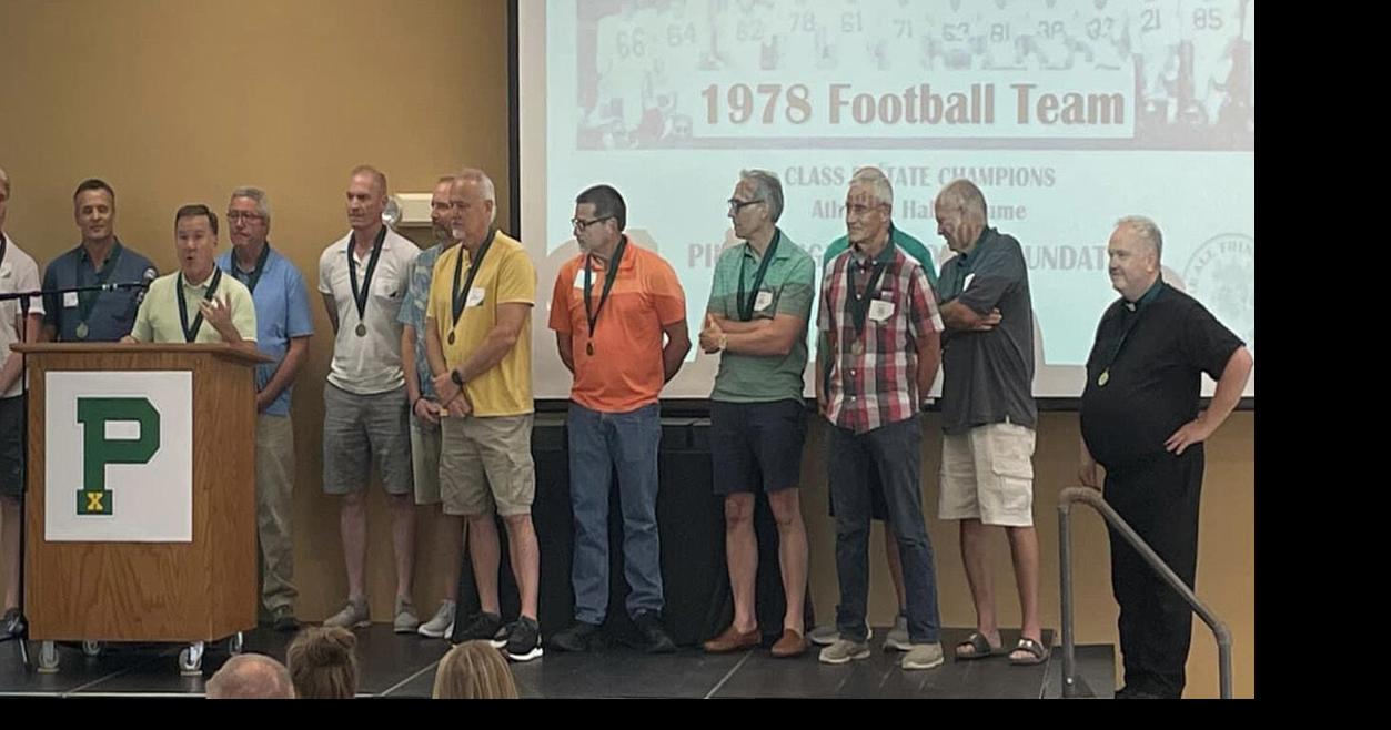 Pius X ‘78 state champion football team inducted into HOF