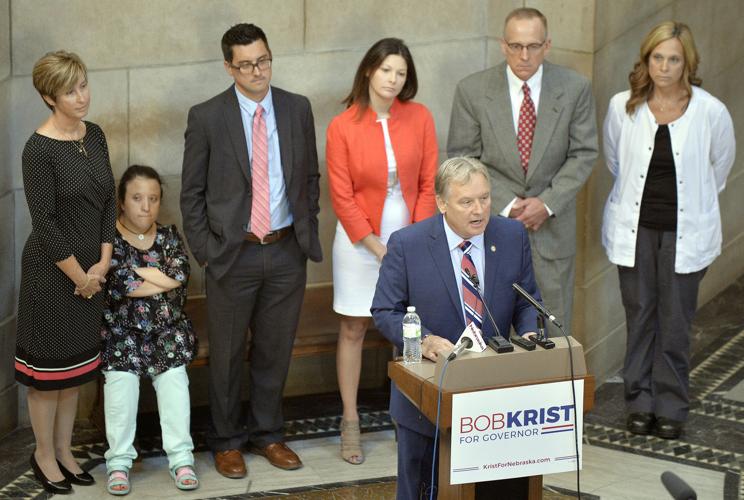 Omaha Sen. Bob Krist announces his independent run for governor