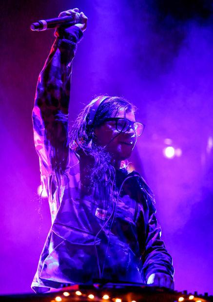 Photos: Skrillex spins at outdoor concert