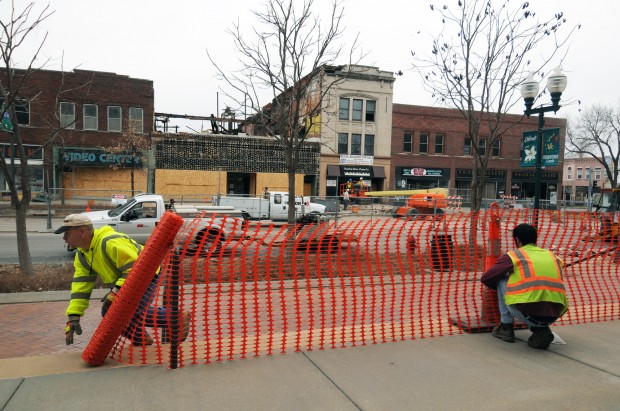 Demolition begins on Romantix, Gourlay Piano buildings