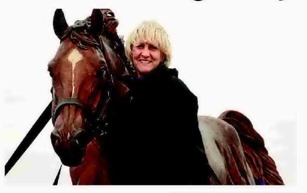 Life-size Secretariat statue passes through city