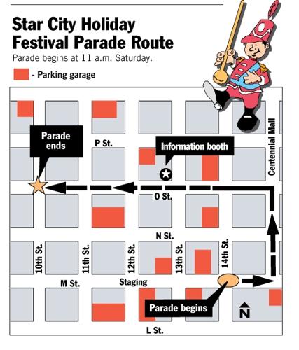 New route planned for Star City Holiday Parade