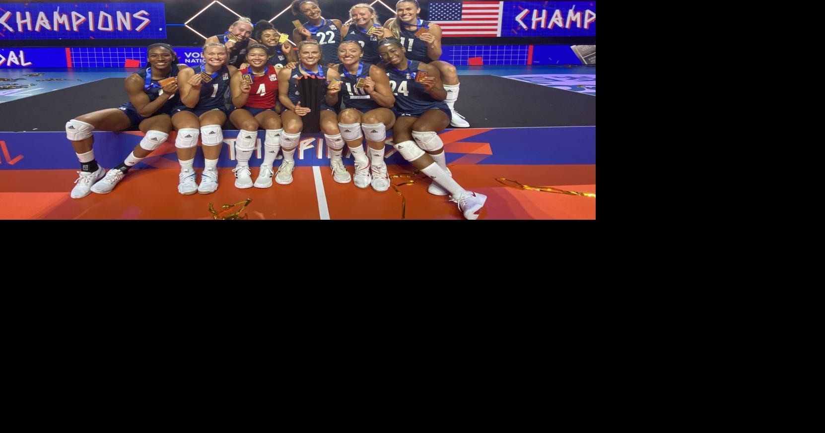 USA volleyball wins third straight VNL title; Wong-Orantes named ...