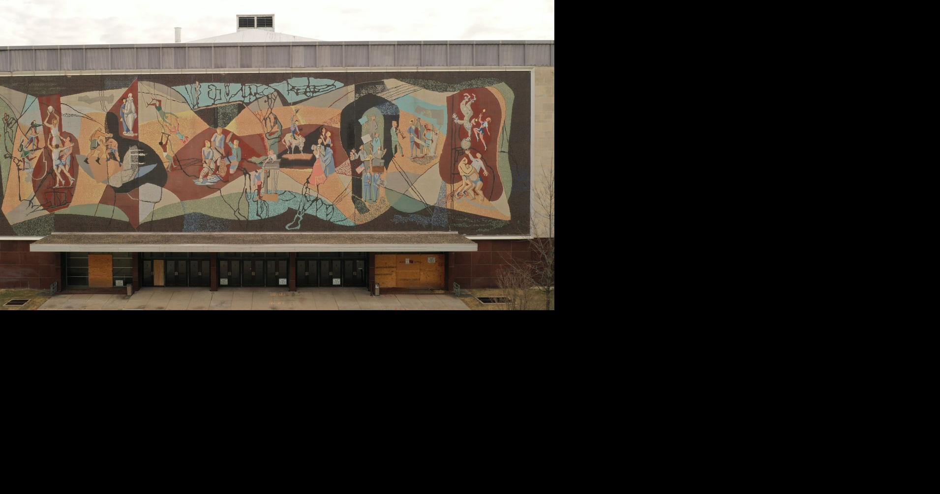 Big goal to save a big mural: Pershing mural group needs to raise $3 ...