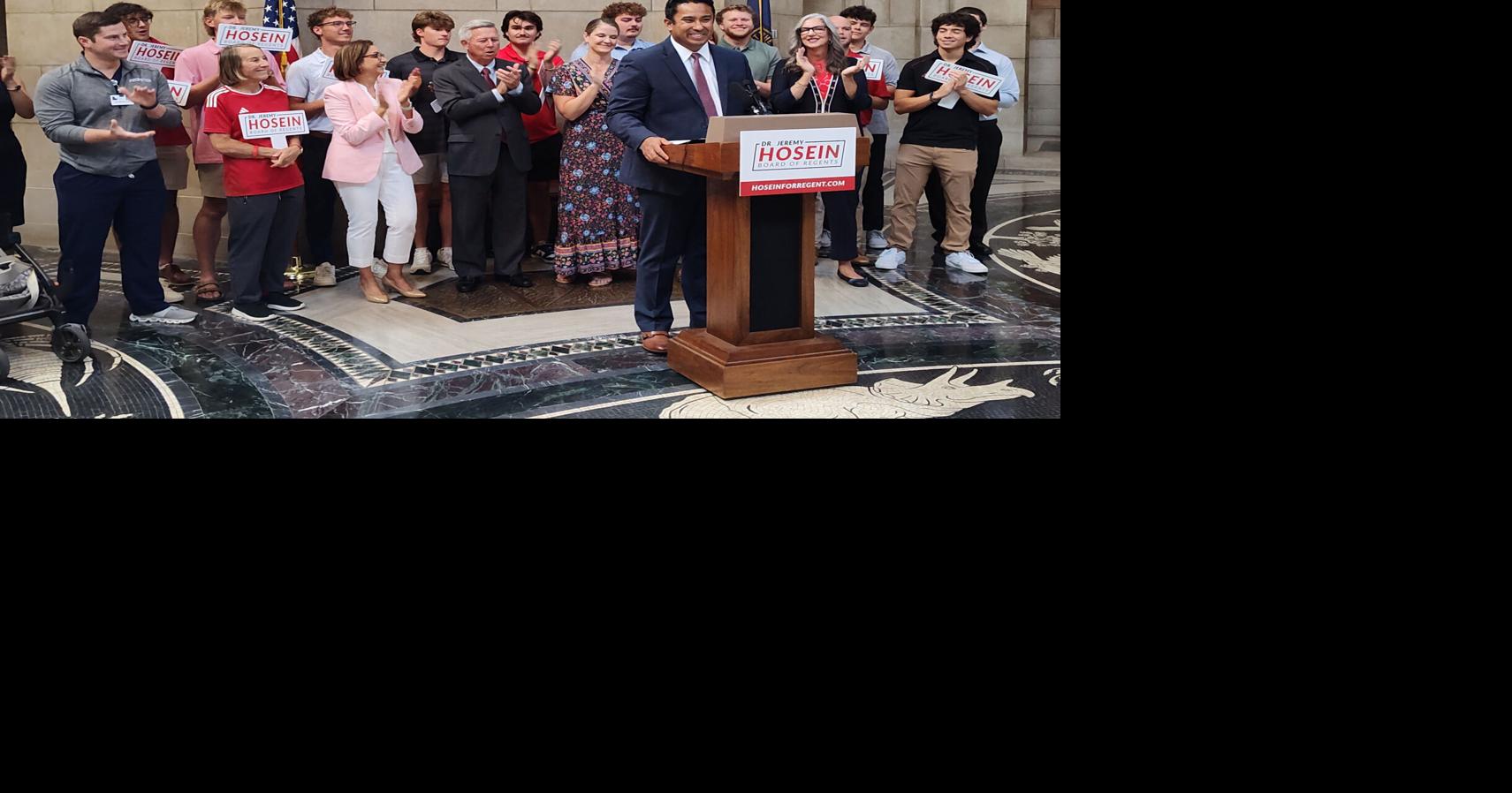 Jeremy Hosein running for District 1 NU regents seat