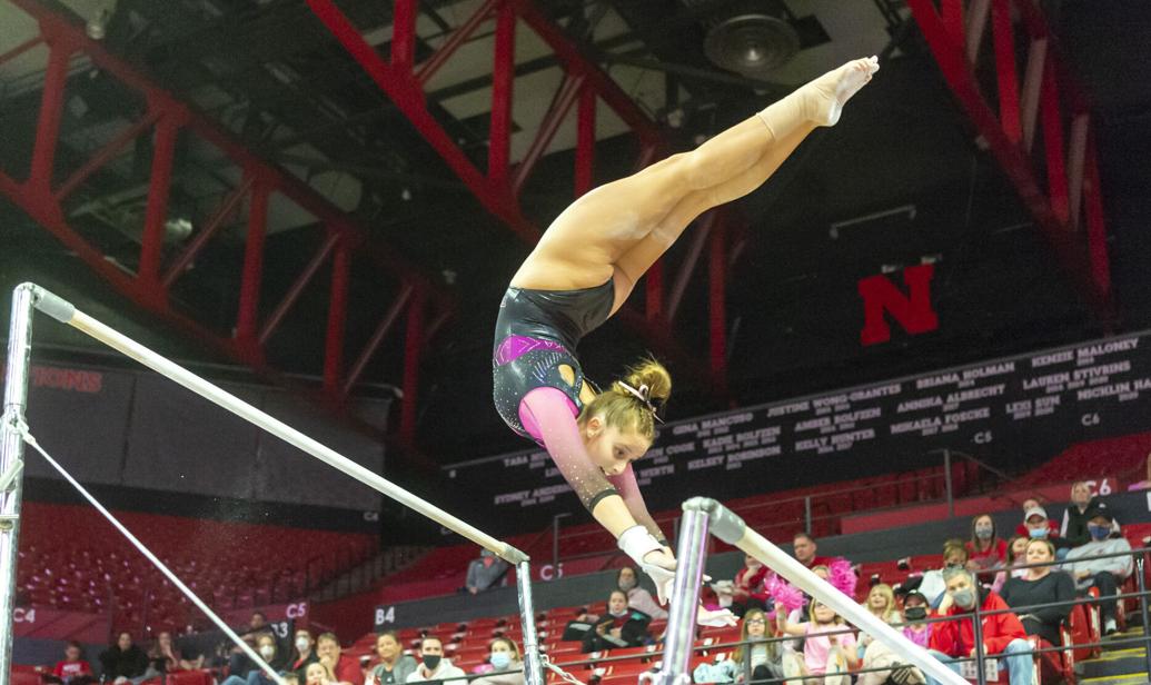 Nebraska's Kinsey Davis earns all-Big Ten honors in gymnastics