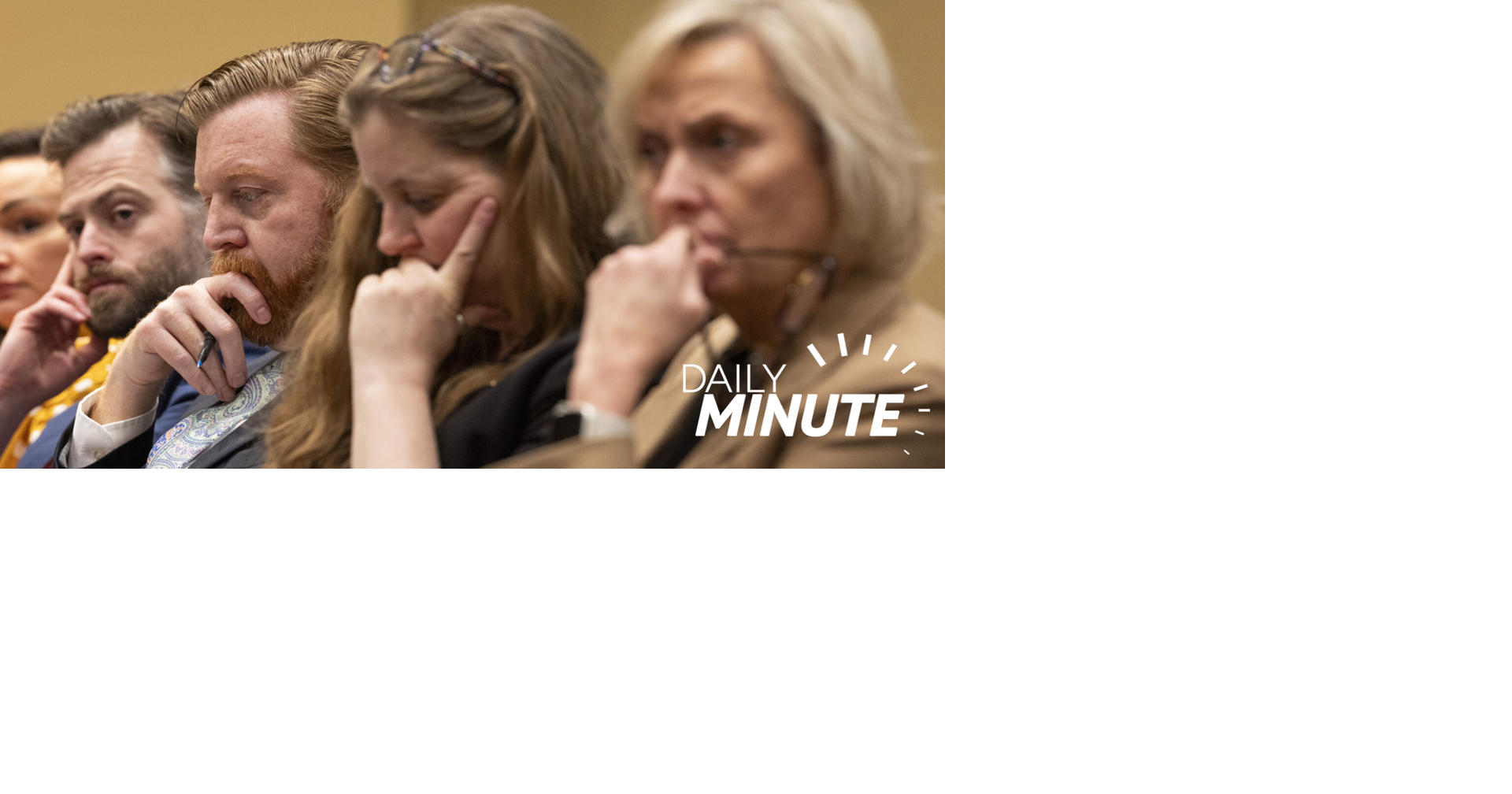 Daily Minute: Halloran skips censure hearing; affordable housing ...