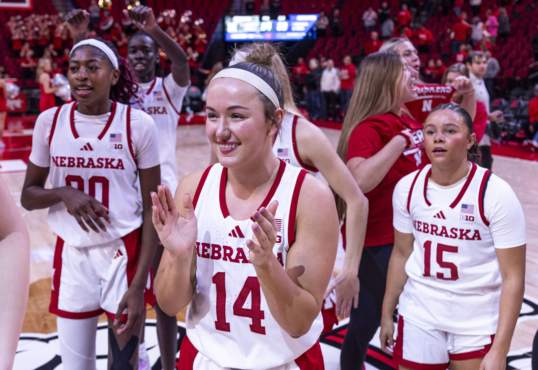 Nebraska take step forward by defeating Creighton: Amie Just