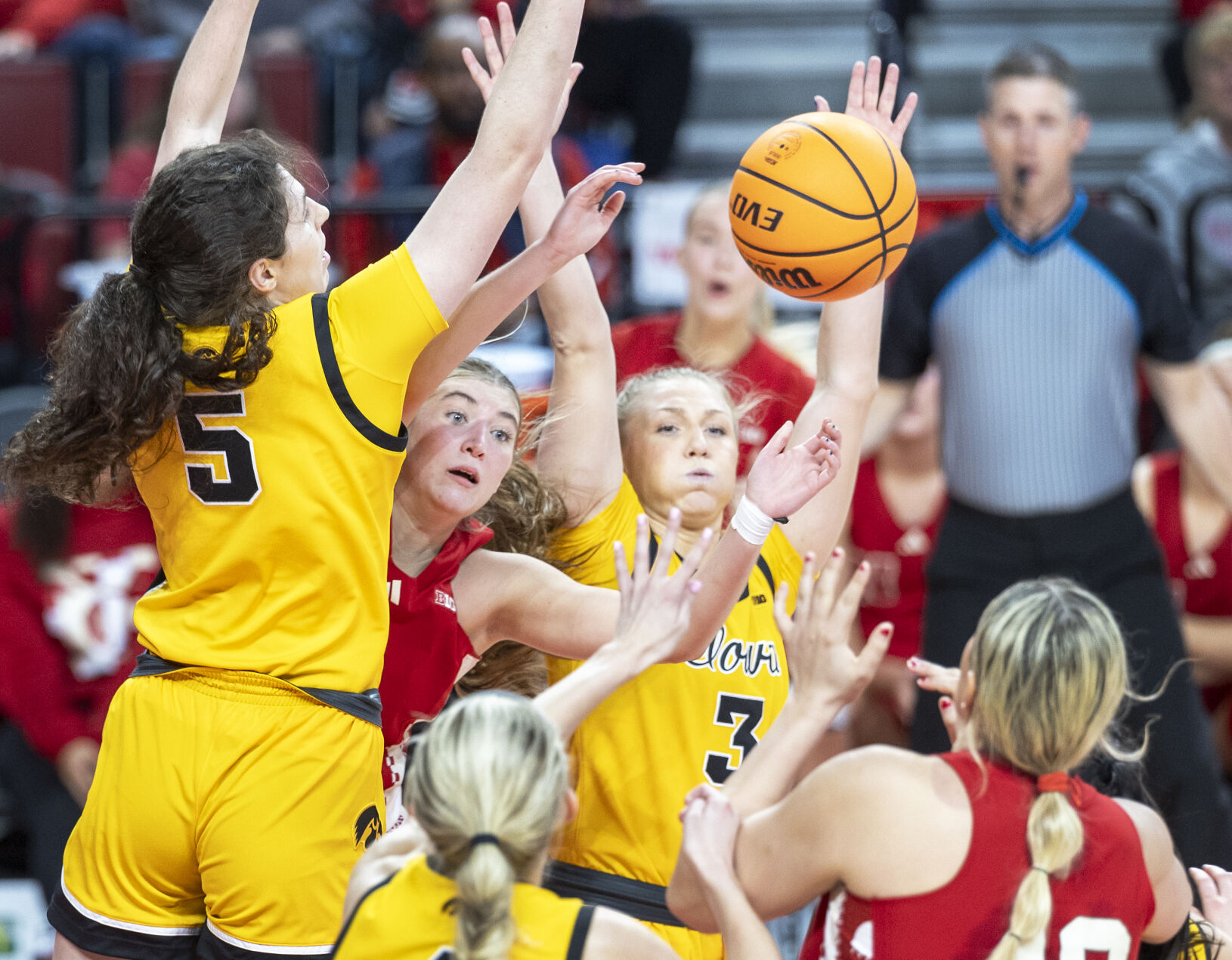 Photos: Nebraska women's basketball hosts Iowa — Feb. 10