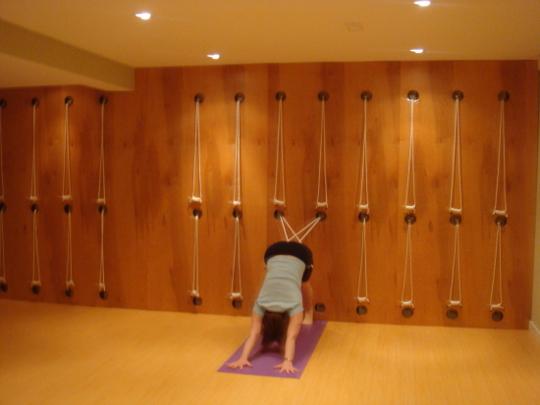 Climbing the Walls? How about a Yoga Rope Wall?