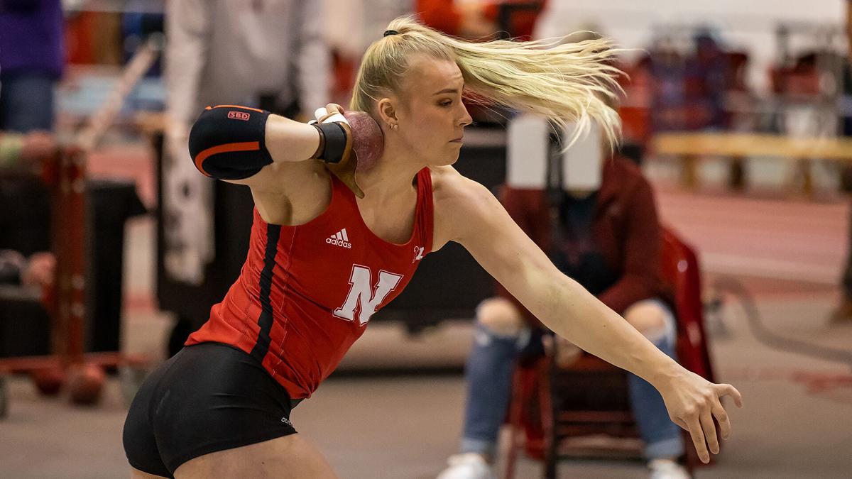 Nebraska freshman from Sweden already No. 2 all-time in shot put, and ...