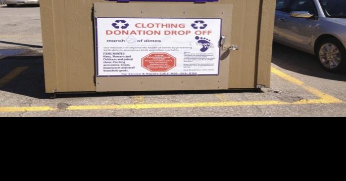 Donation box rule requires disclosure on side of box