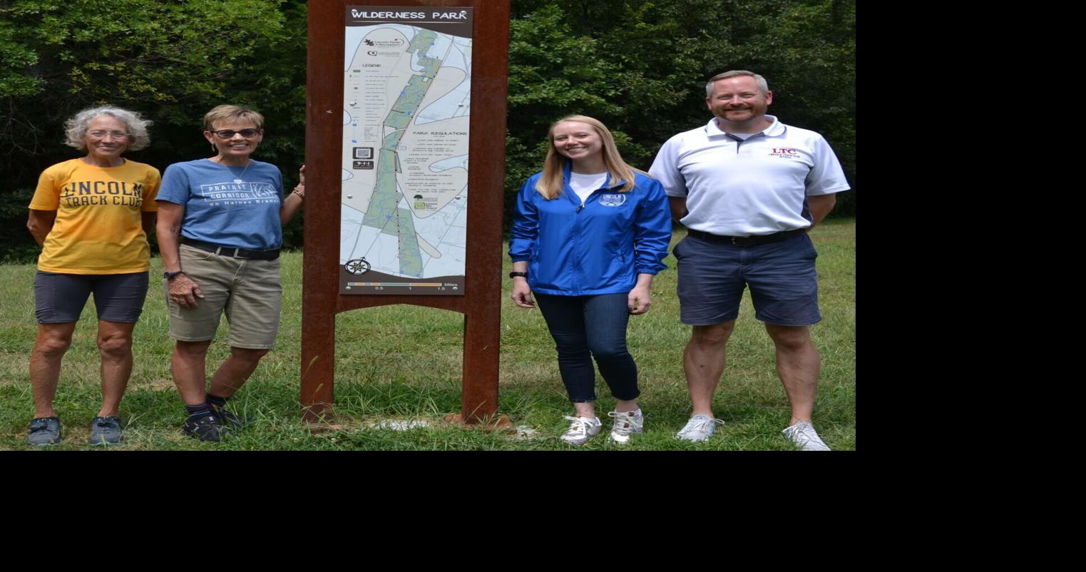 Lincoln Track Club donates 50K to Wilderness Park campaign