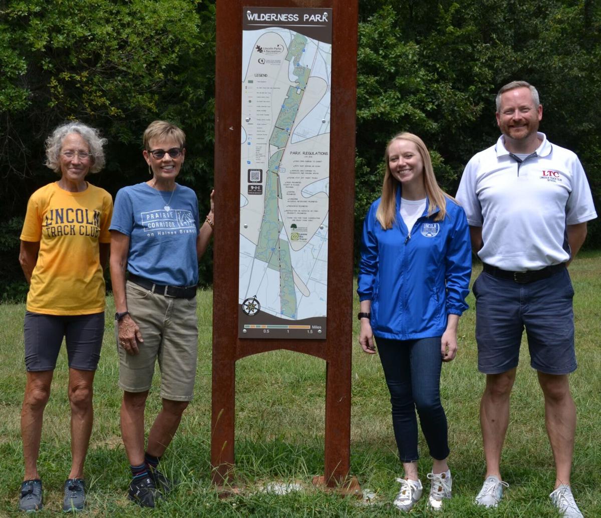 Lincoln Track Club donates 50K to Wilderness Park campaign