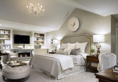 Candice Olson: A restful, monochromatic bedroom design