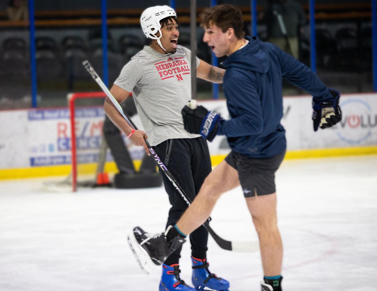 Lincoln Stars enjoy fun practice with Nebraska football players during ...