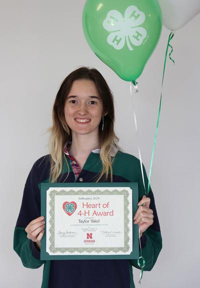 Yakel receives Heart of 4-H Award