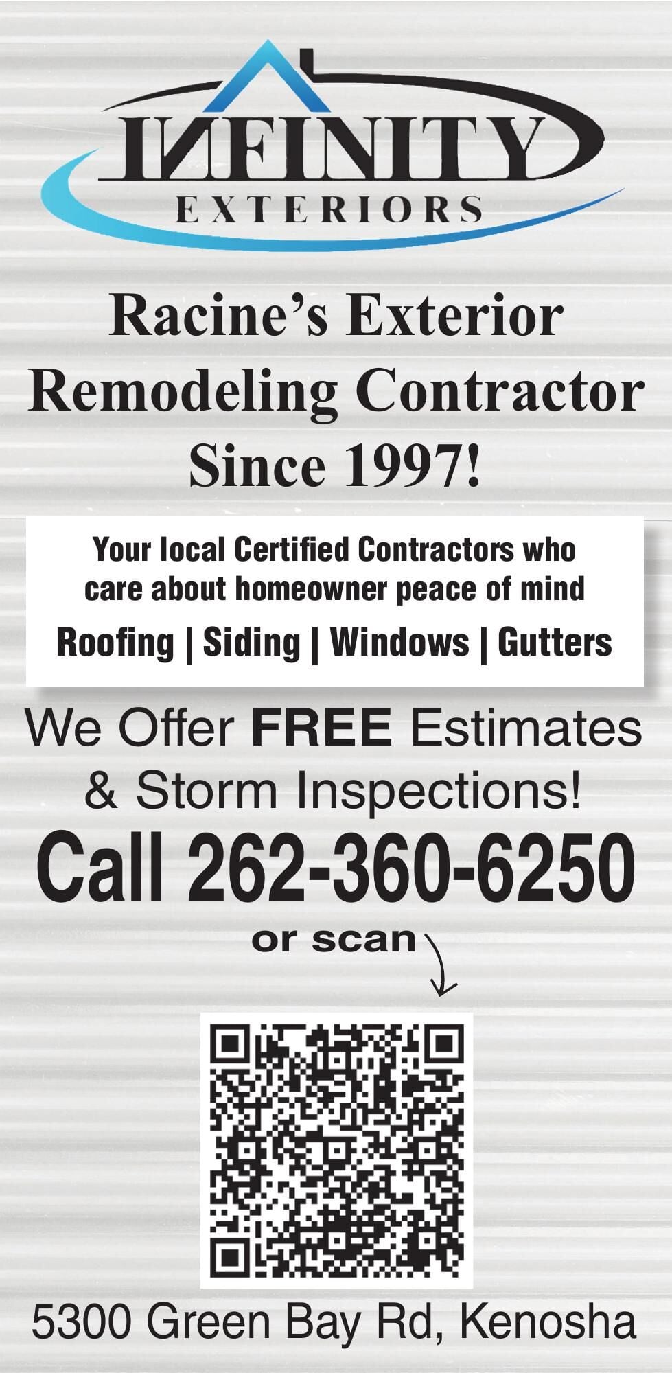 Infinity Exteriors LLC - Ad from 2026-07-01