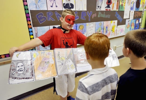 Superheroes get kids writing in summer