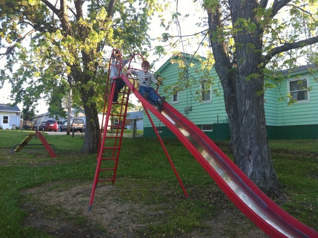 The end of an era for Union Grove’s tall metal slides
