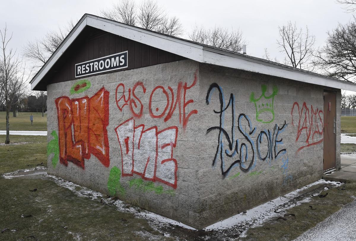 Community members step up to clean up vandalism at park | Local News ...