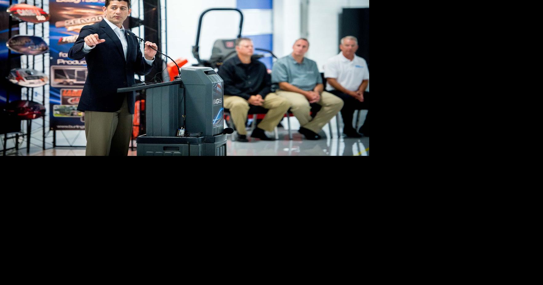 Paul Ryan vows tax reform in Racine visit