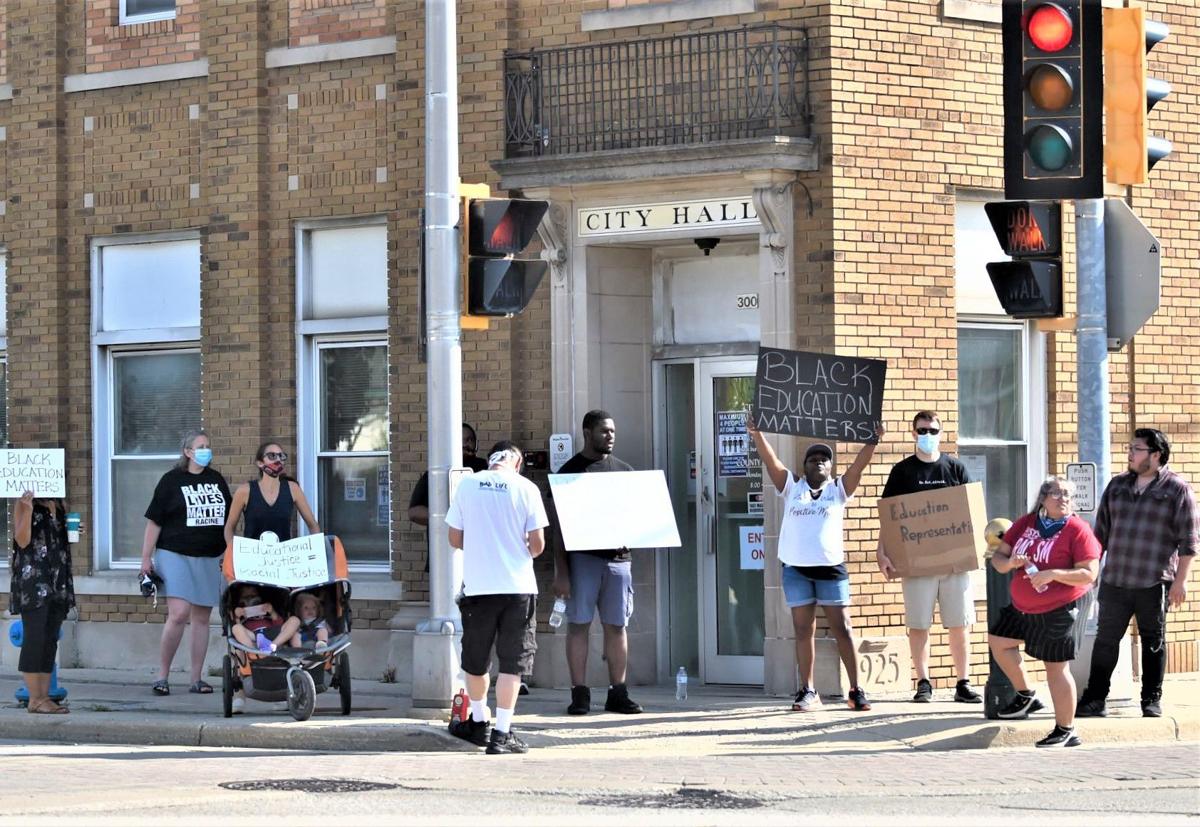 Burlington coalition protests Burlington Area School District, stress ...
