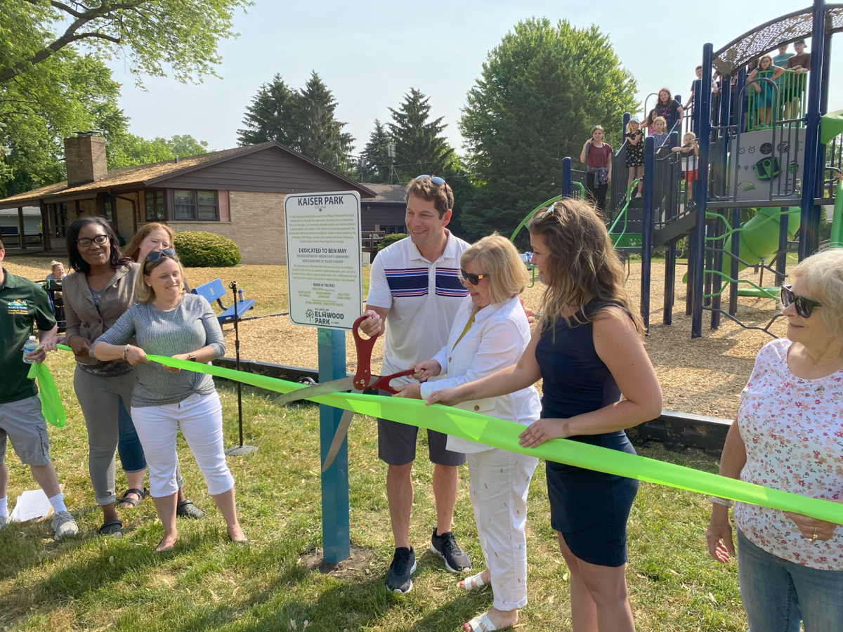 Village of Elmwood Park officially opens its first park