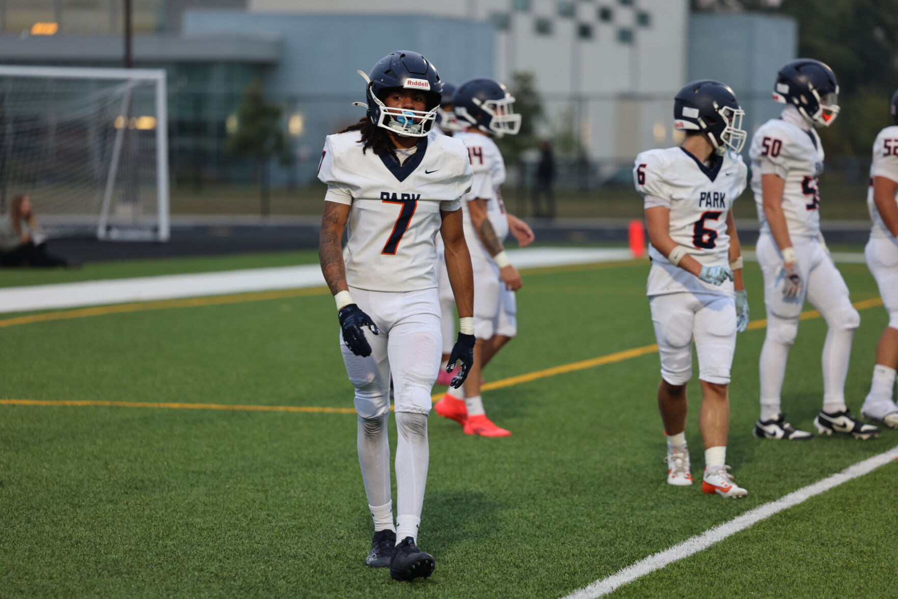 Photos: Racine Case football hosts Racine Park in rivalry clash