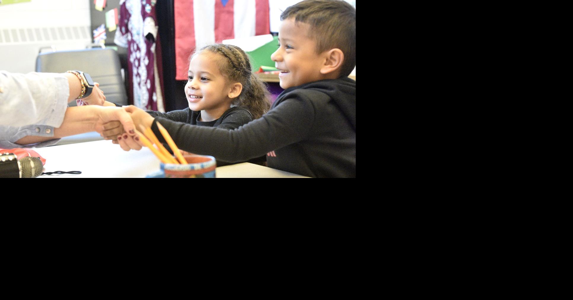 Five photos of Fratt newcomer student lessons