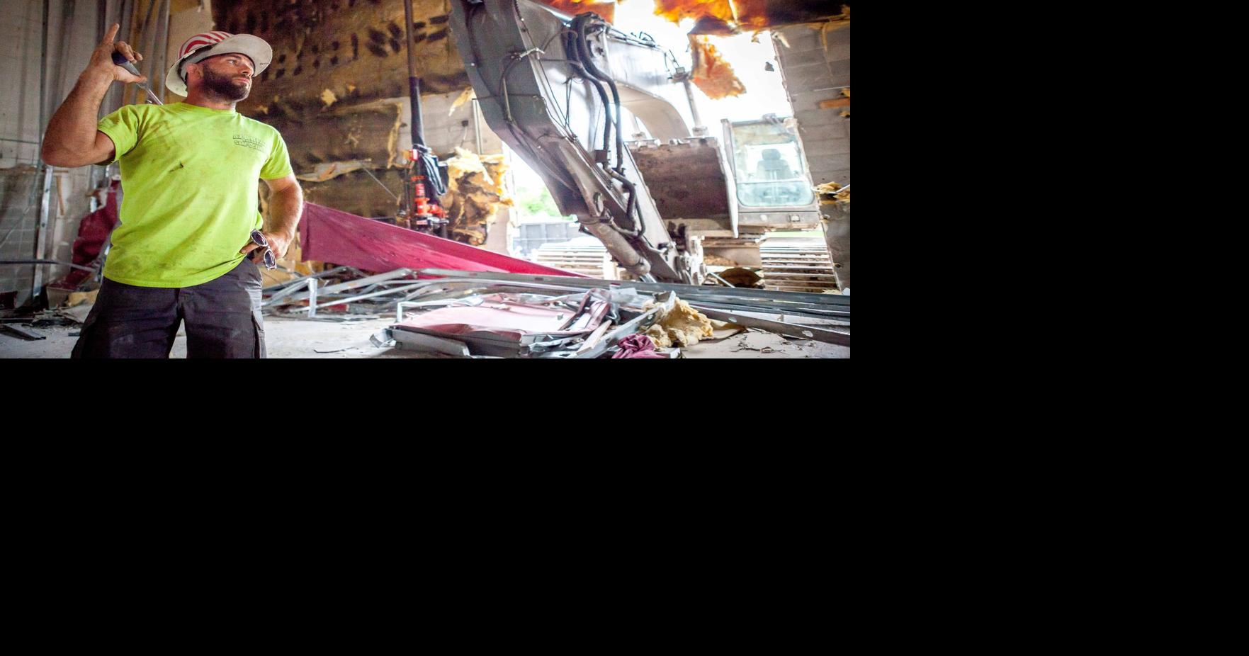 In photos: Anthony Azarian at the razing of Westgate Cinema