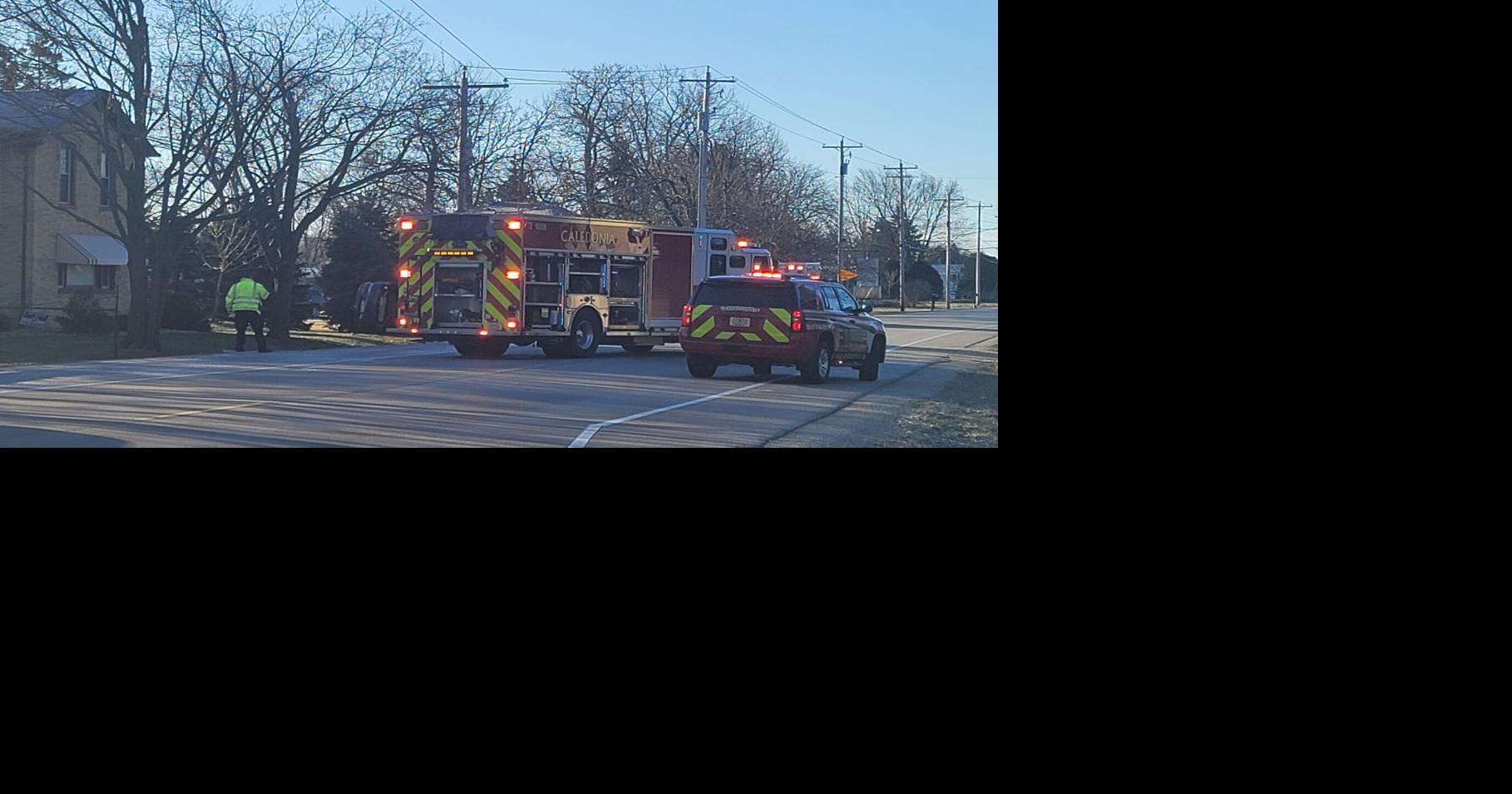 One injured in early-morning Caledonia accident