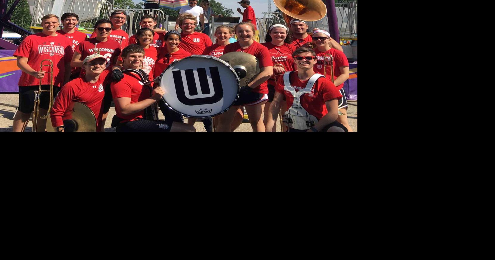 UW marching band members join Burlington's resurrected Memorial Day parade