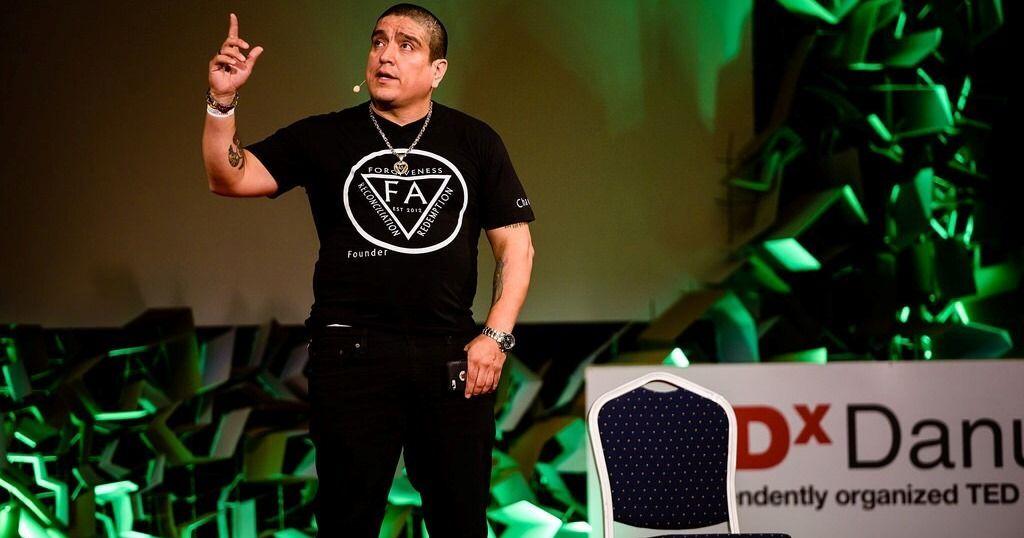 Sammy Rangel shares his message at TEDx