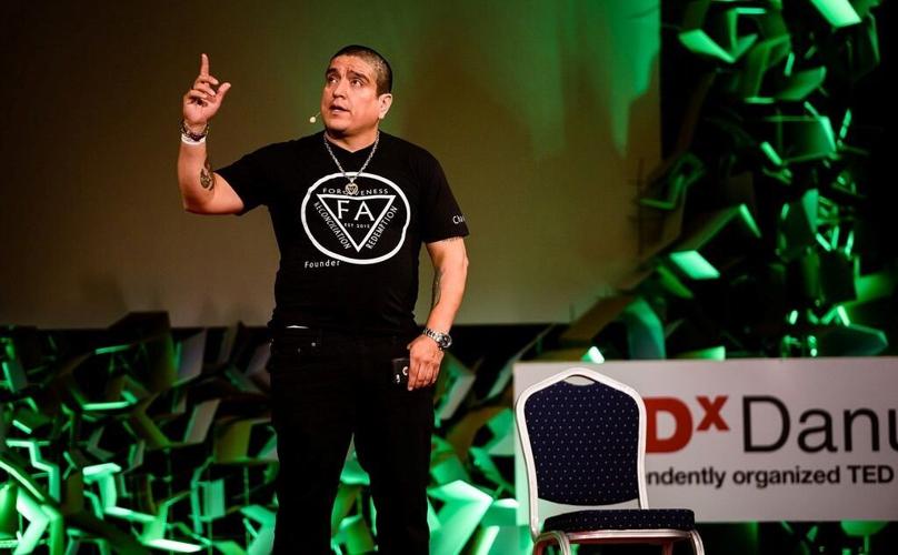Sammy Rangel shares his message at TEDx