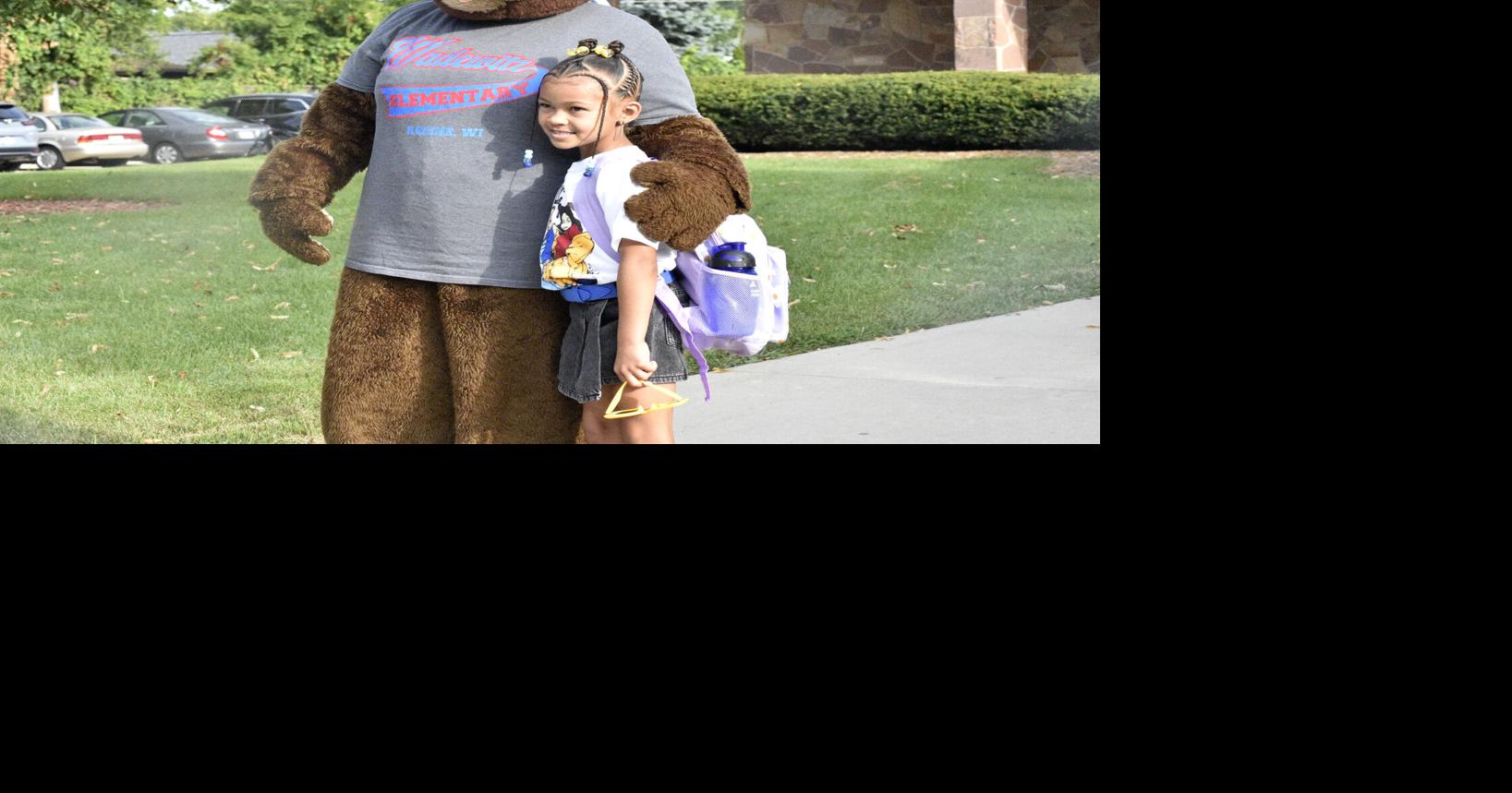 Eight photos of Racine Unified's first day of school at Wadewitz Elementary