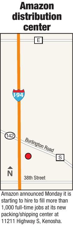 MAP: Amazon distribution center