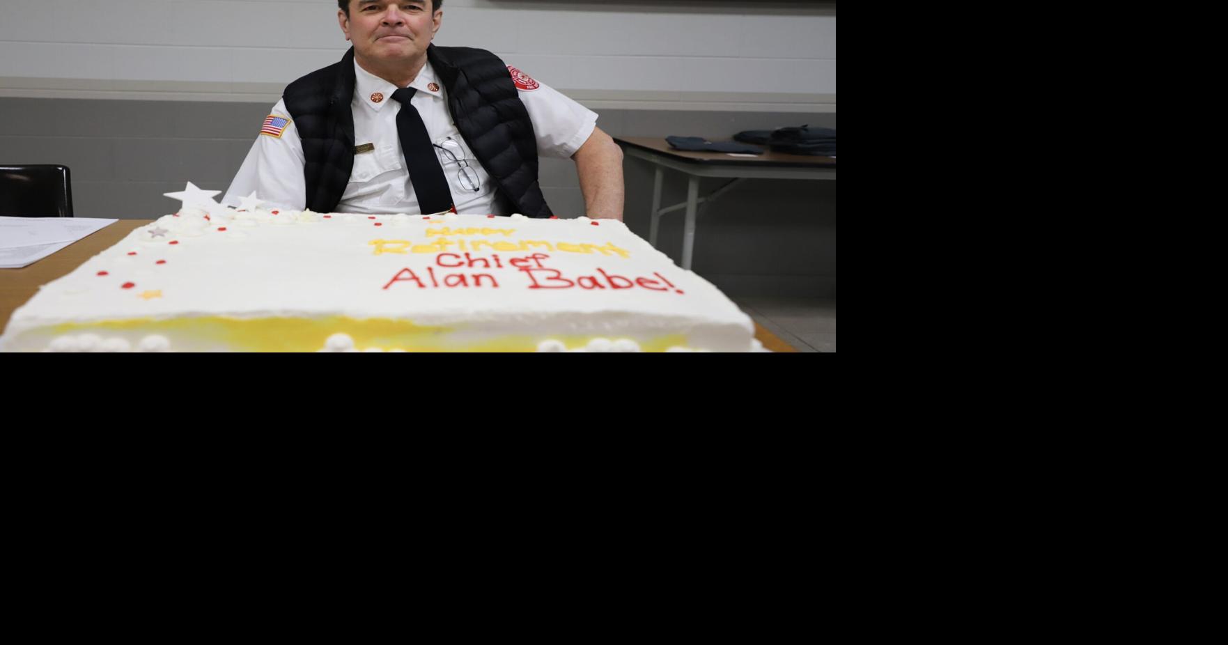 Burlington Fire Chief Alan Babe retires