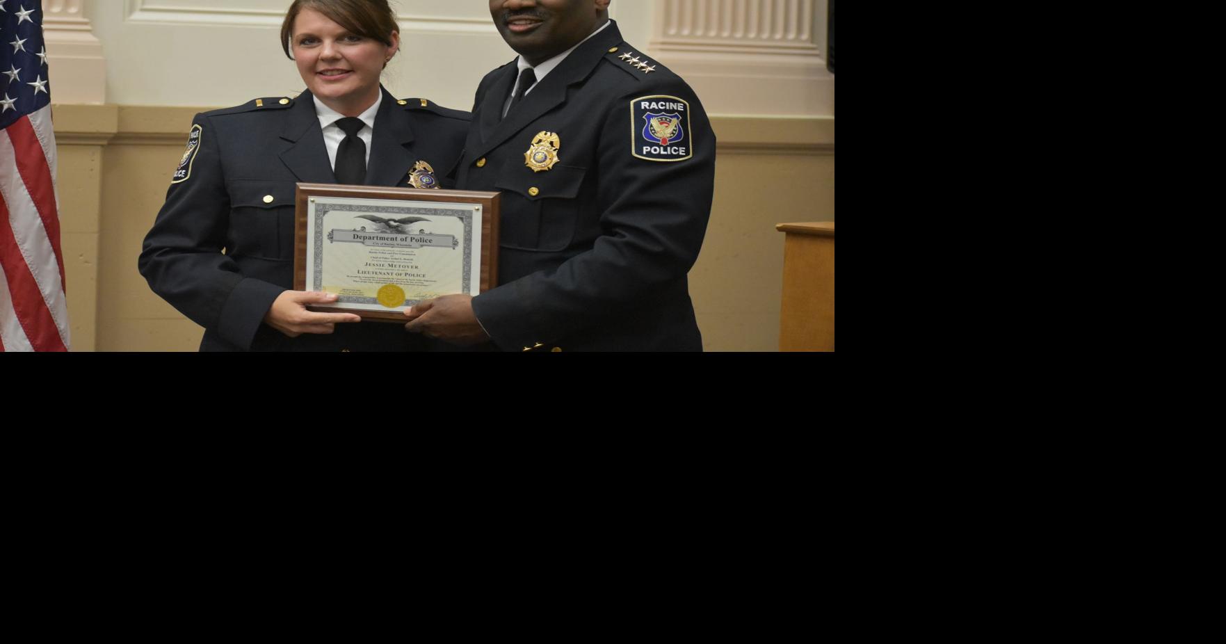 First female Racine police lieutenant sworn in