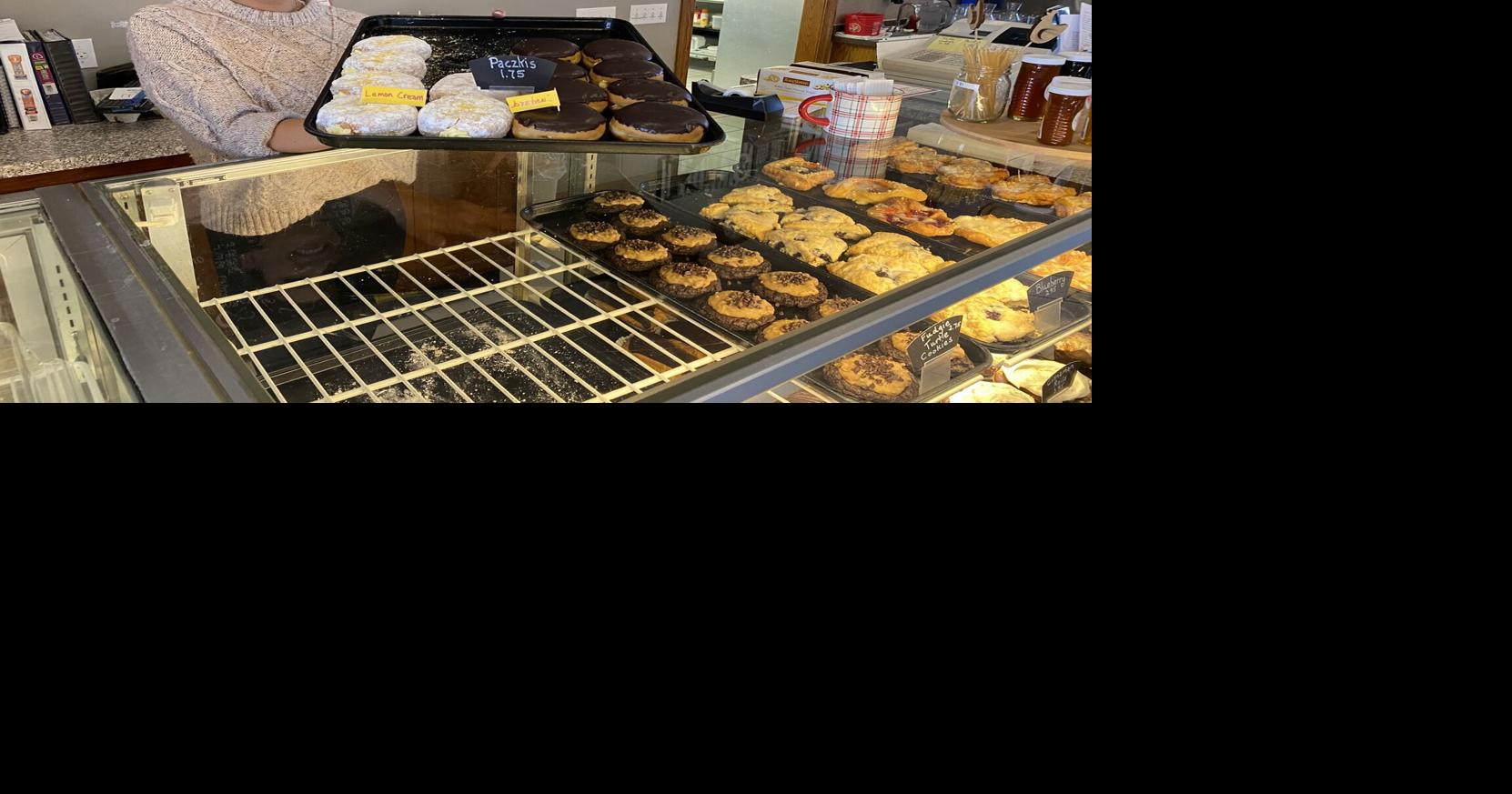 Angela Laketa with tray