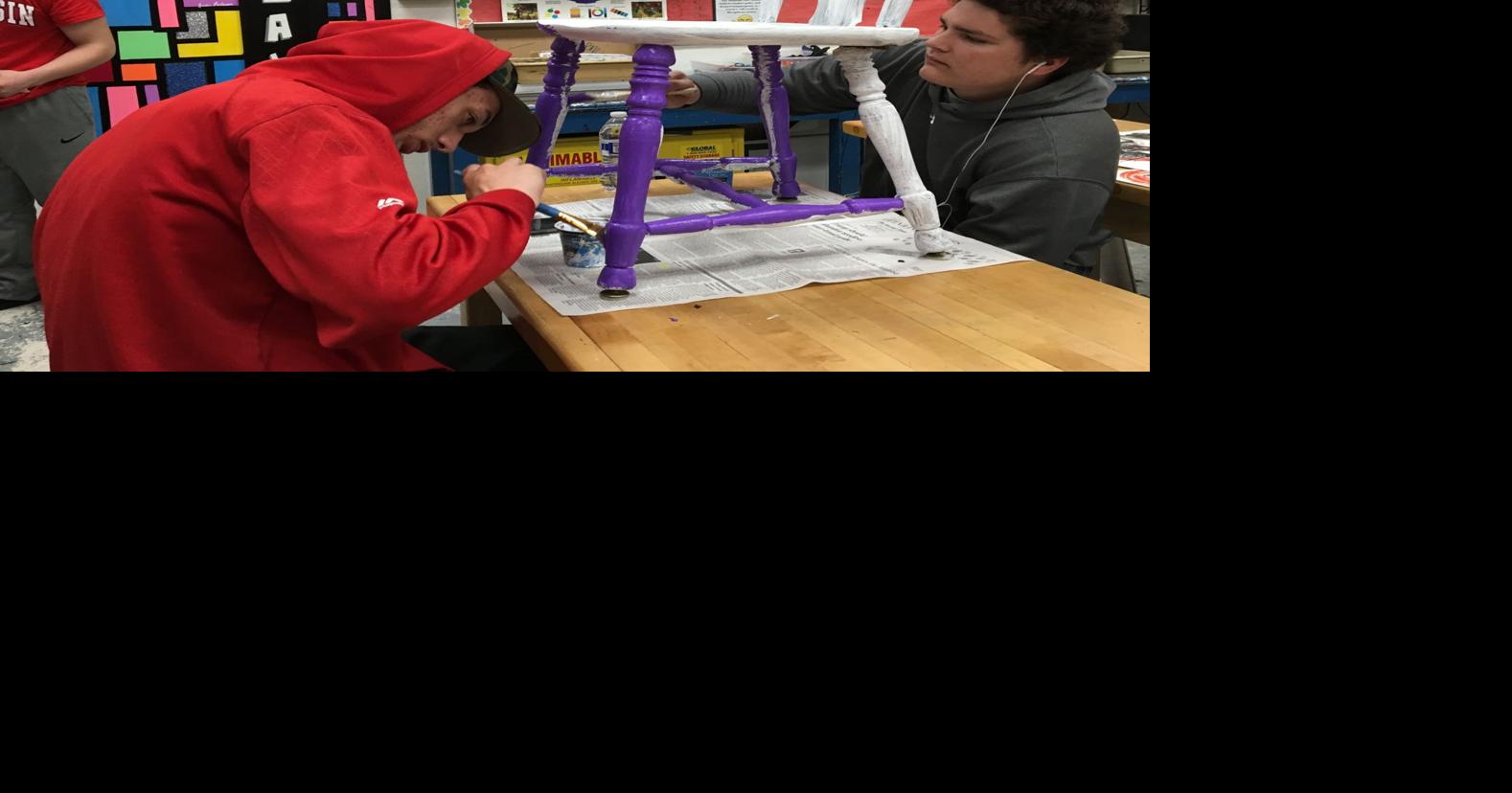 UGHS students construct 'Chairs of Hope'