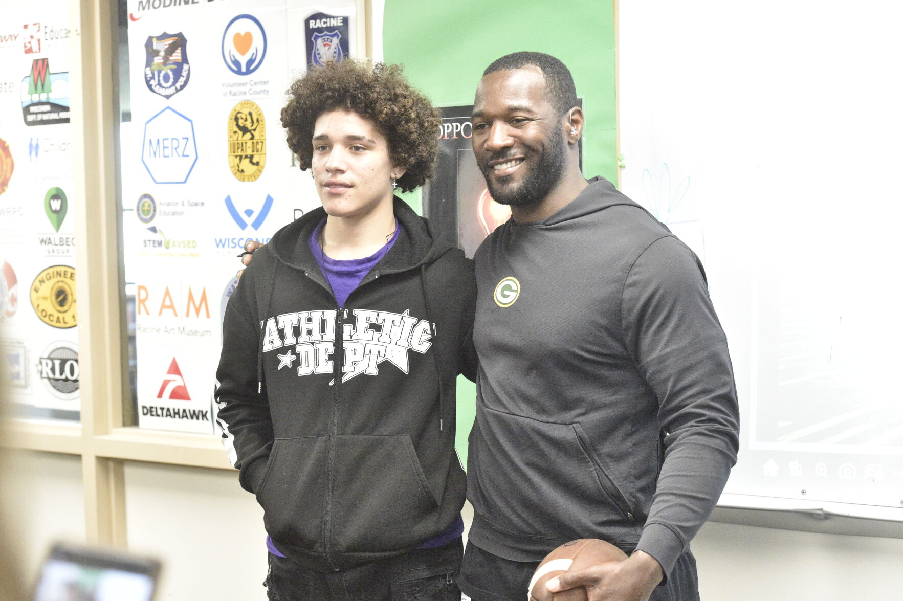 Eight photos of Derrick Coleman at RUSD