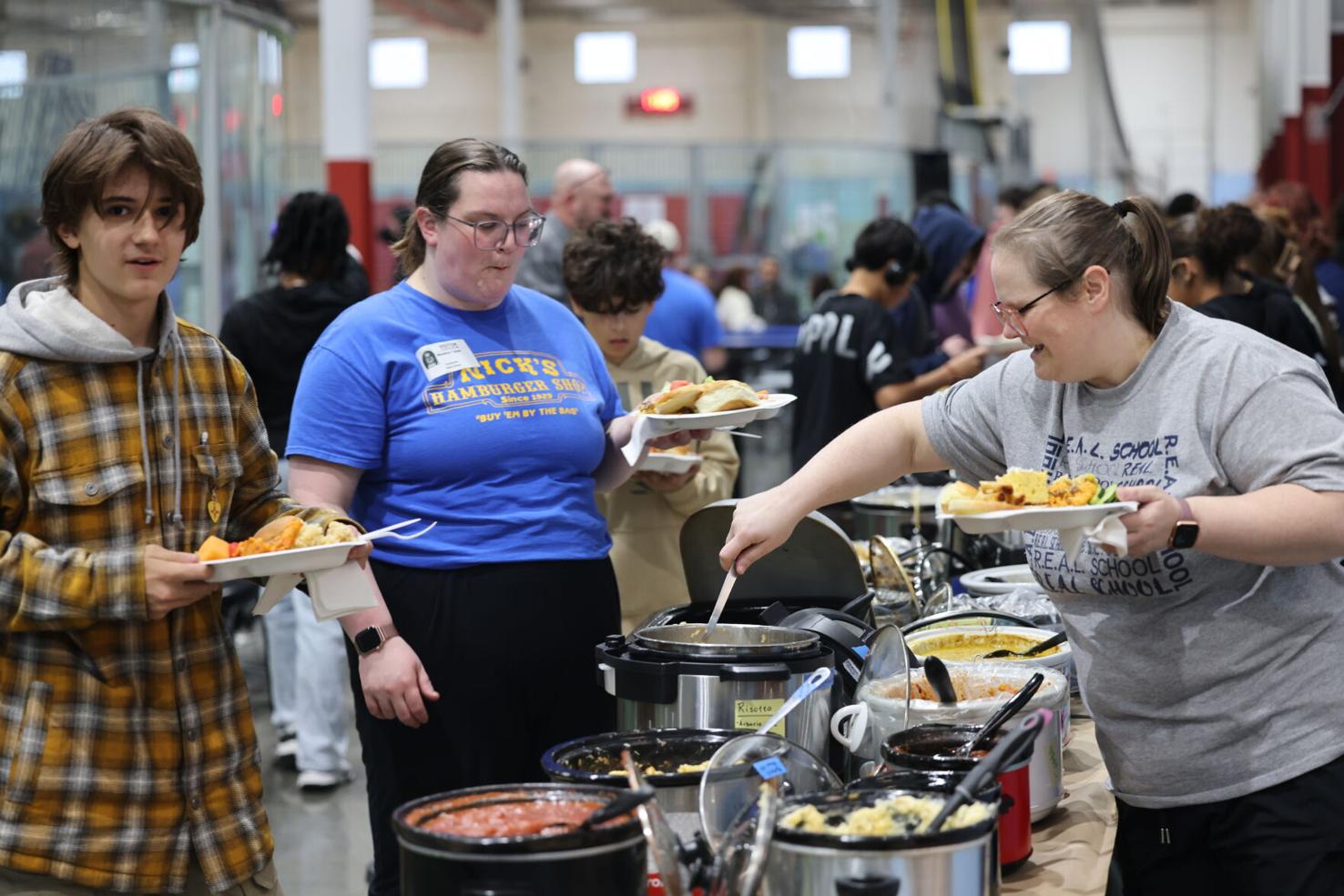 REAL School Thanksgiving potluck