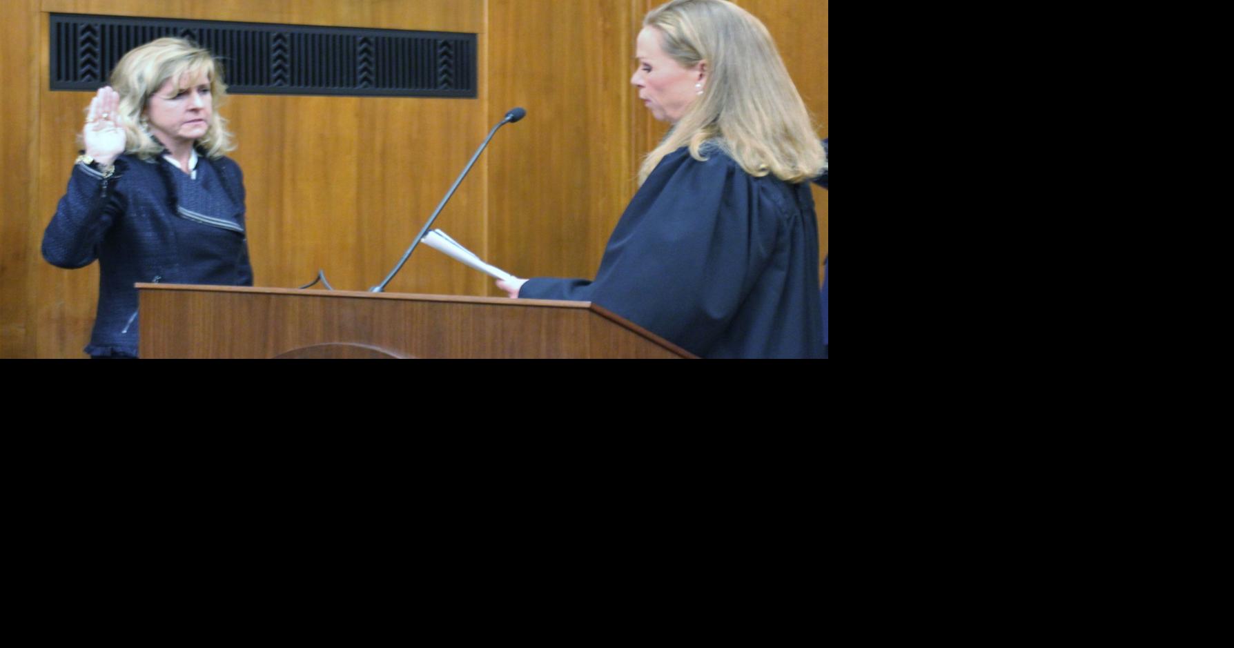 Laufenberg sworn in as judge