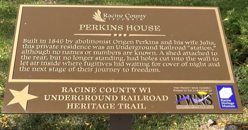 Racine County Underground Railroad markers dedicated
