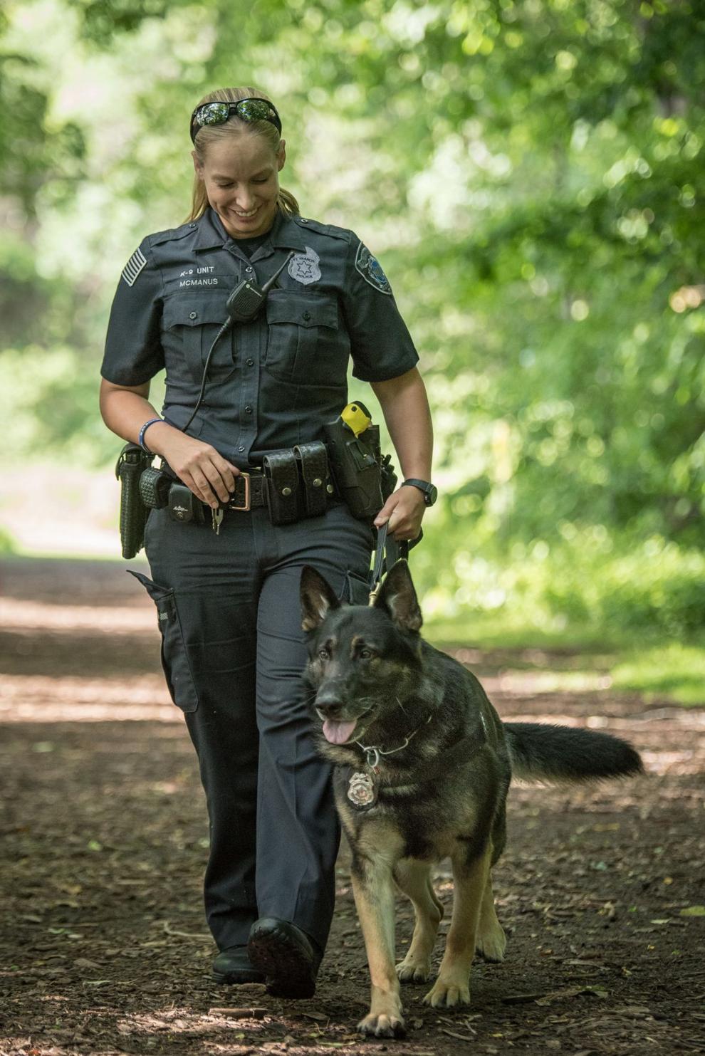 Caledonia K9 battling terminal disease honored with statue