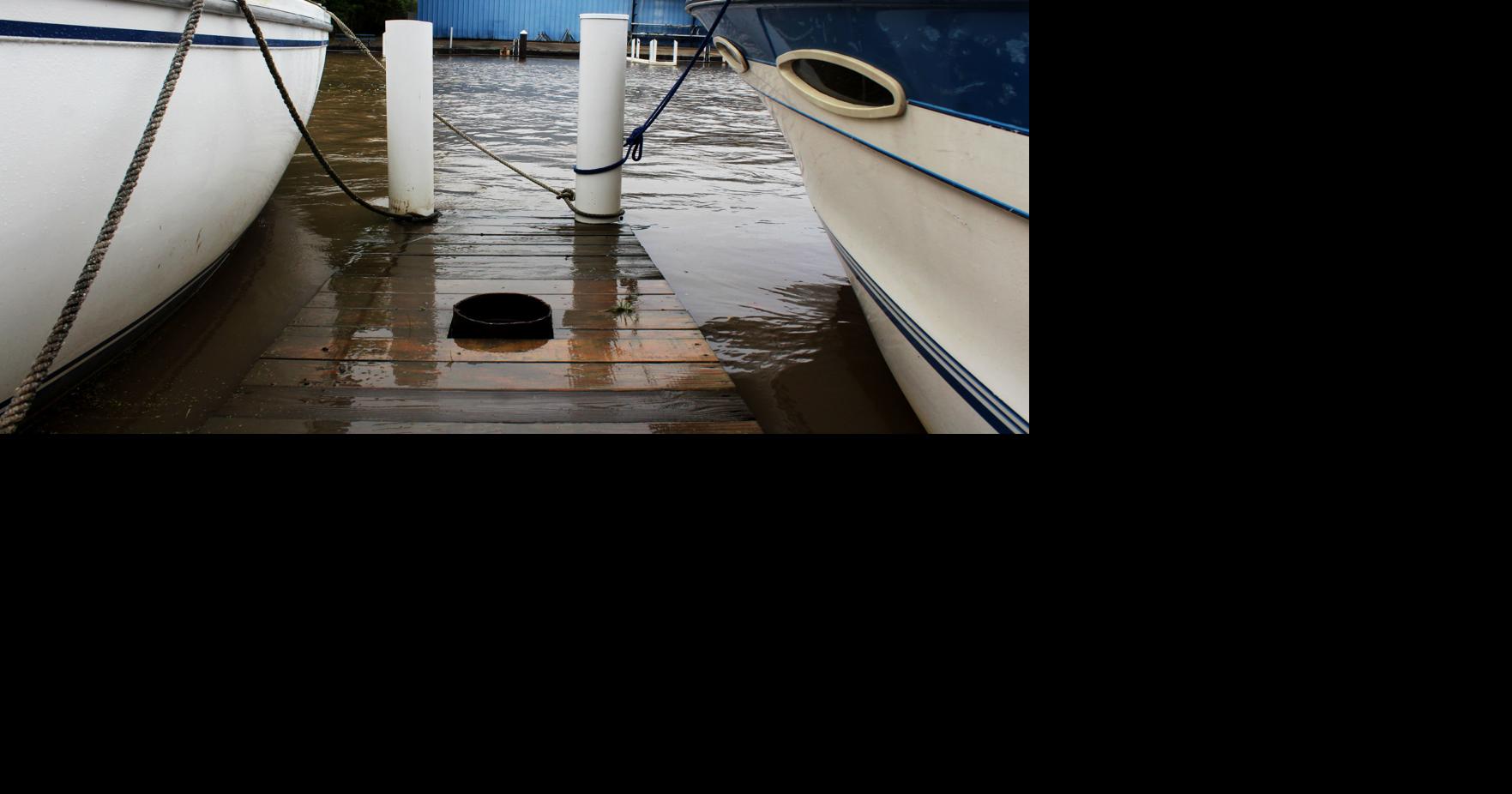 How much rain fell on Racine County last night?