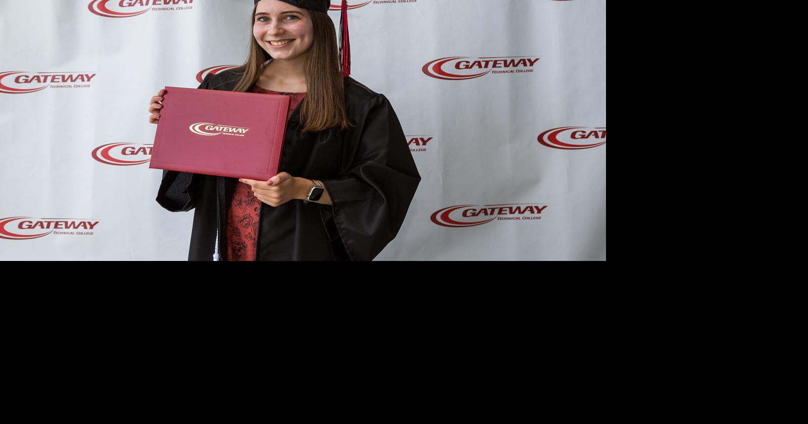 In Photos: Gateway holds drive-up graduation for Racine County residents