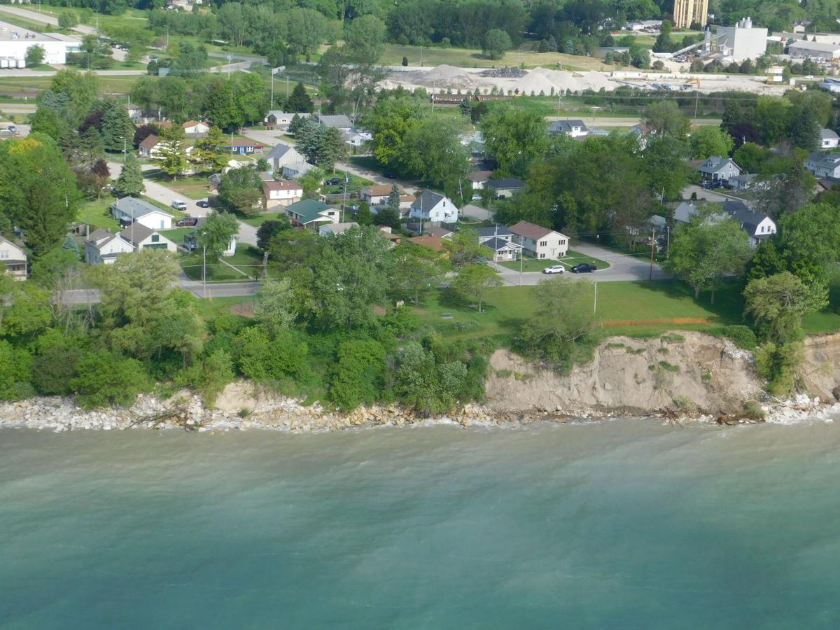 Caledonia property with house literally hanging over Lake Michigan ...