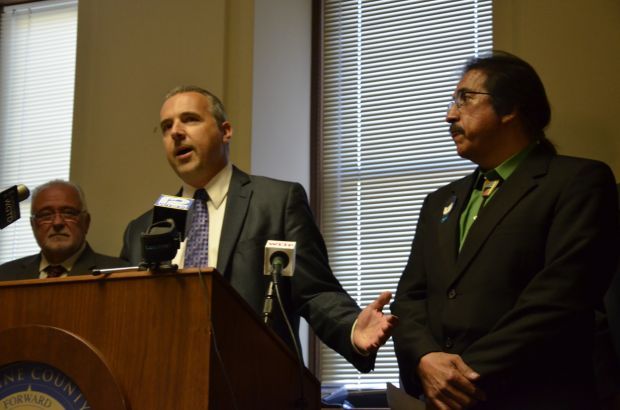 County executive endorses casino project